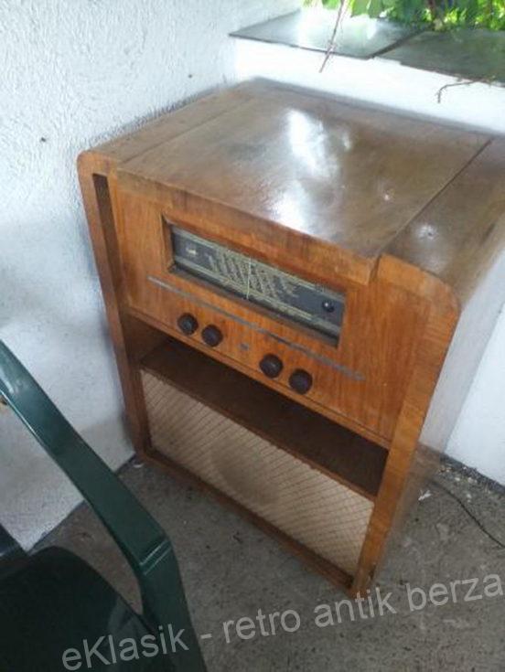 Radio gramofon kabinet Hornyphon Wien