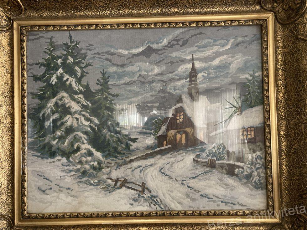 Vilerov goblen- crkva u snegu