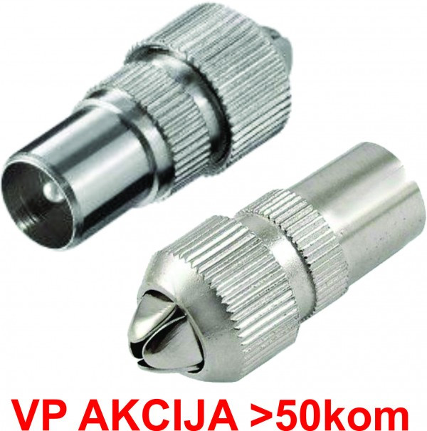 CON-RFMA ** IEC muski konektor, Zinc Alloy min.25kom (21)