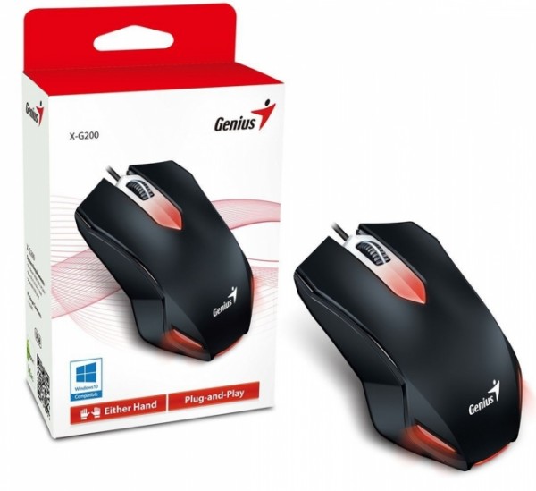 Mouse USB Genius X-G200 Black