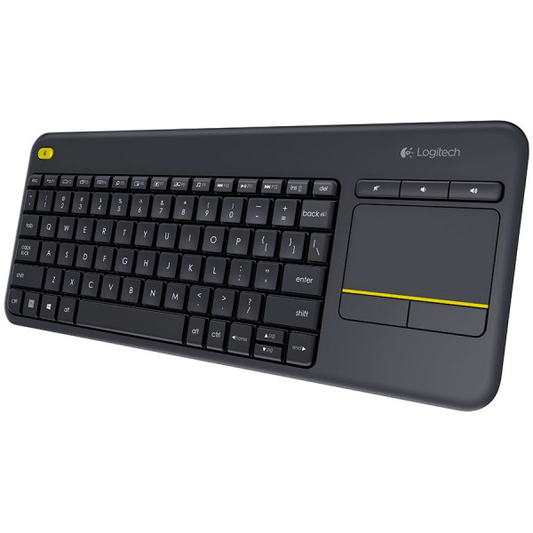 LOGITECH Wireless Touch Keyboard K400 Plus - INTNL - US International layout - Black ( 920-007145 )