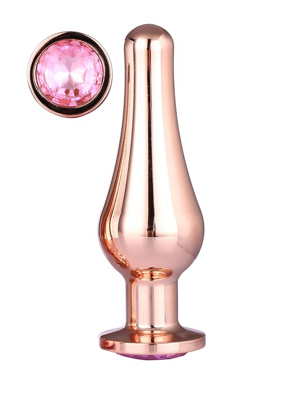 Gleaming Love Rose Gold Pleasure L Butt Plug