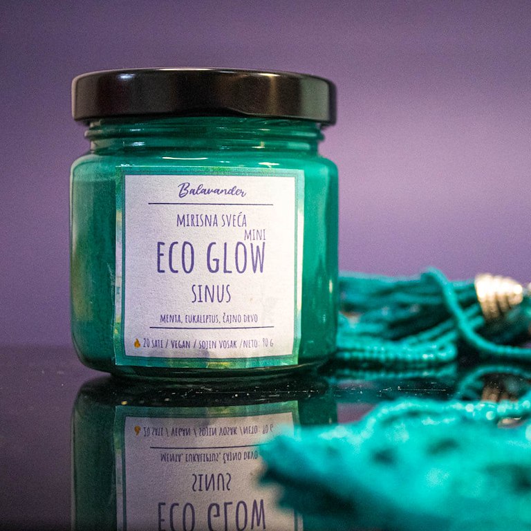Mini Eco Glow – Sinus – mirisna sveća
