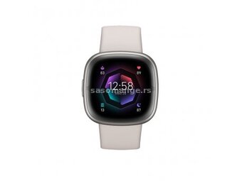 FitBit Sense 2 Lunar White/Platinum Aluminum