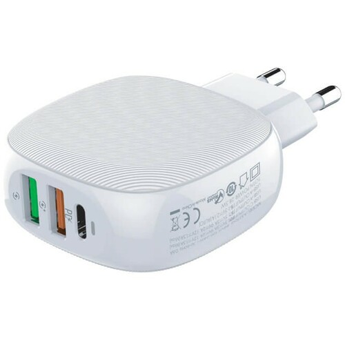 MOYE Voltaic USB Charger PD Type-C QC 3.0 28.5W White
