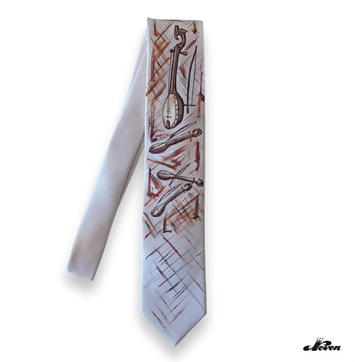 Oslikana kravata 007