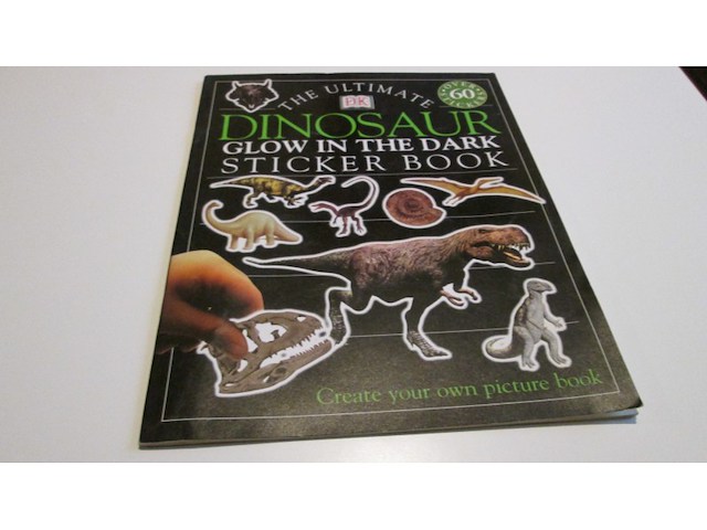 Dinosaur glow in the dark sticker book
