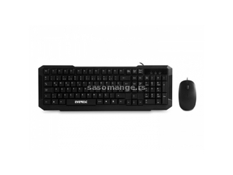 Everest KM-515 USB komplet tastatura+miš crni