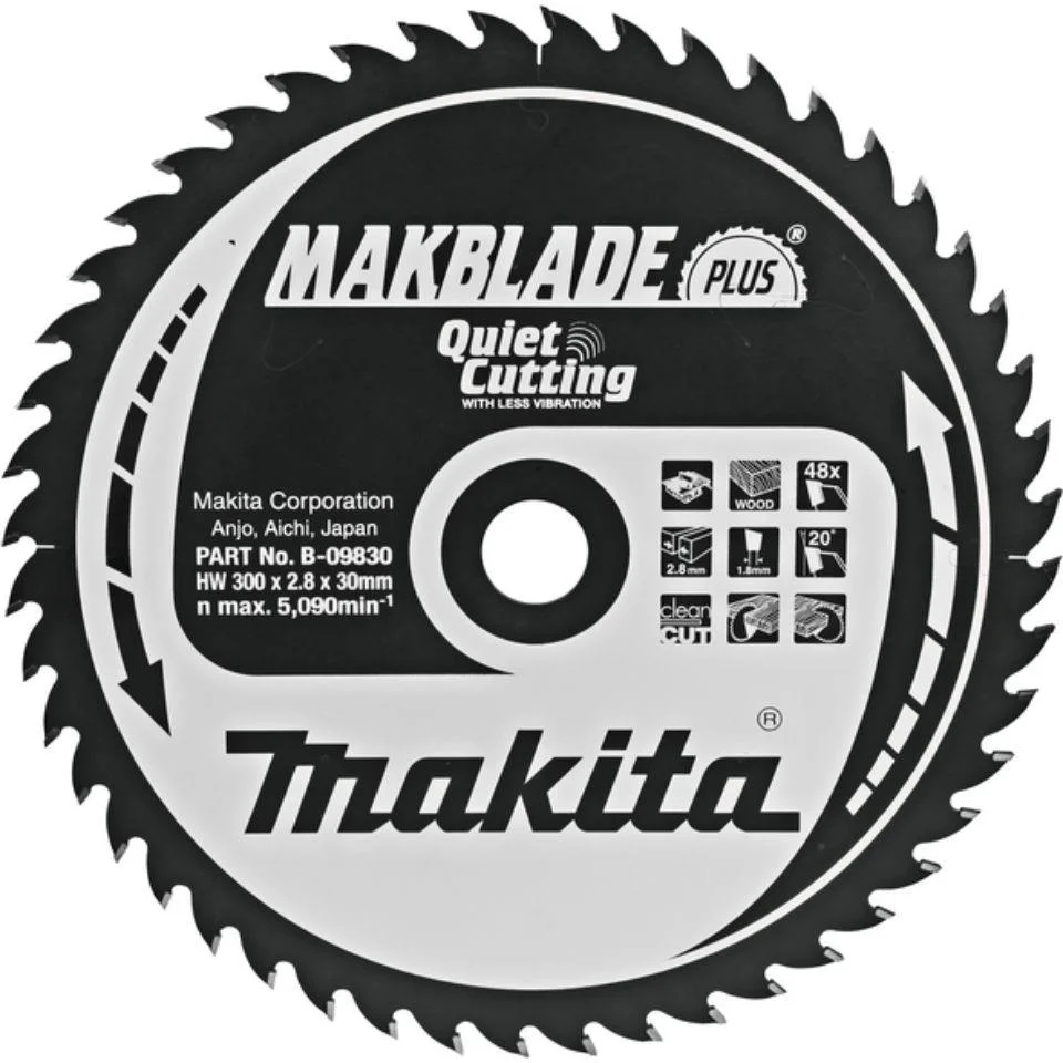 Makita TCT list testere 300×30 48 T