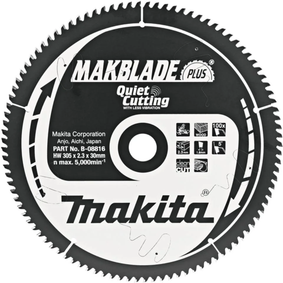 Makita TCT list testere 305×30 100 T