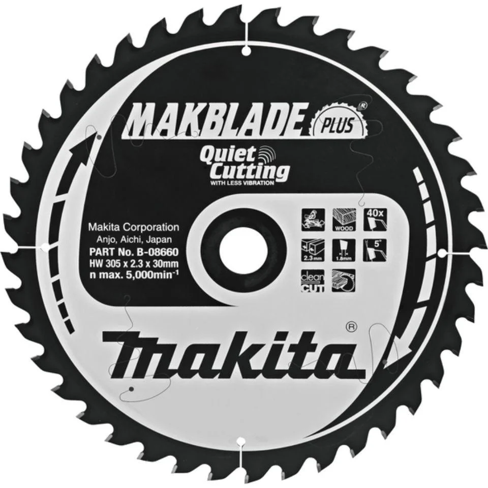Makita TCT list testere 305×30 40 T