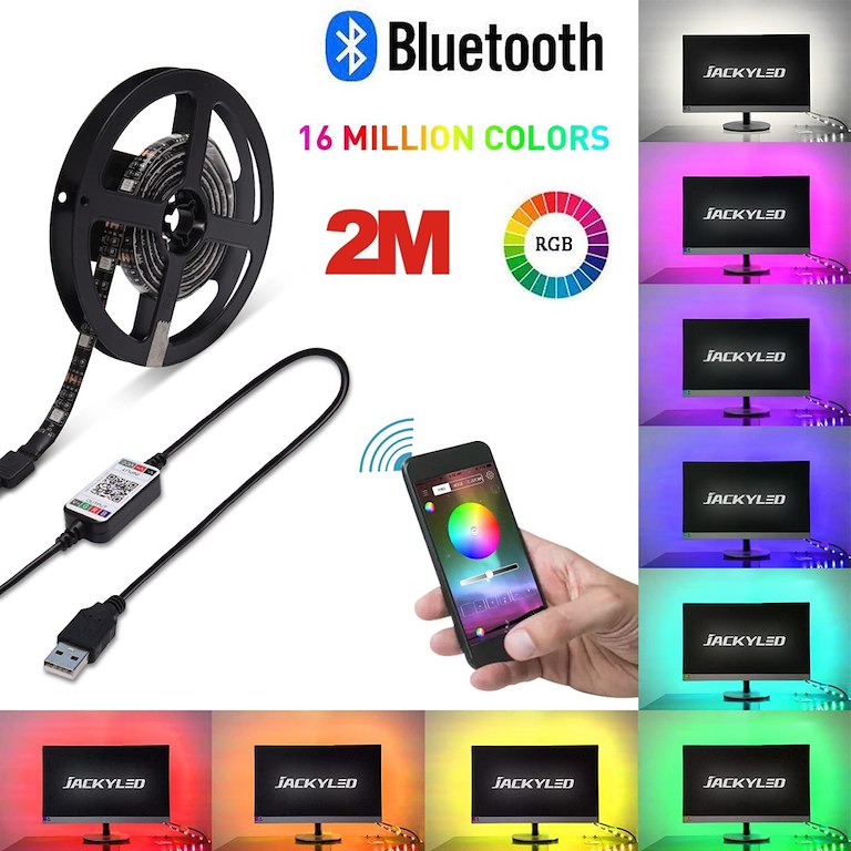 TV LED Traka RGB 2 Metra Bluetooth
