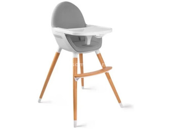 Kinderkraft high stolica za hranjenje 2u1 fini grey ( KKKFINIGRY0000 )