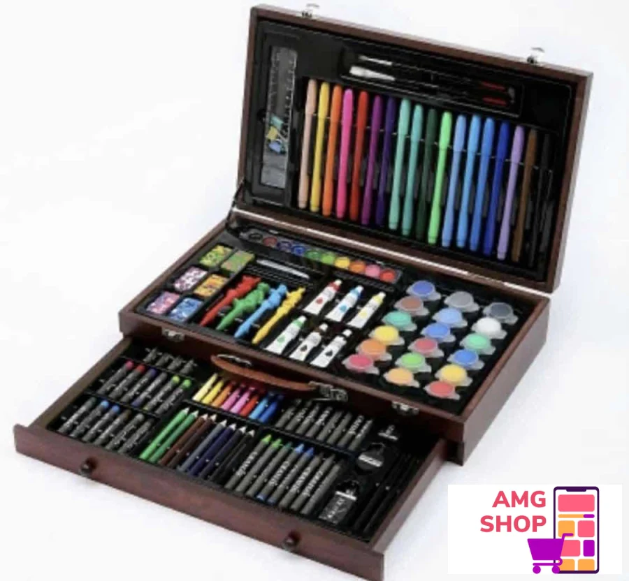 set za crtanje - bojice kofer sa bojicama -130 kom - set za crtanje - bojice kofer sa bojicama -130 kom