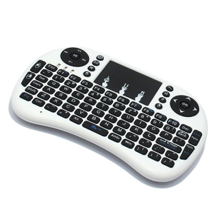 USB wireless mini tastatura touchpad bela
