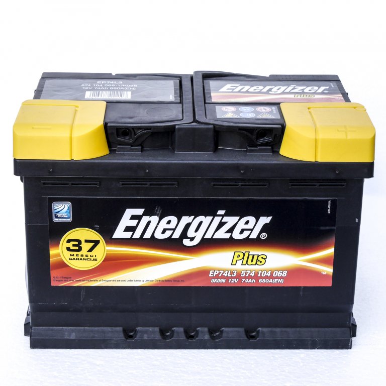 AKUMULATOR 12V 74AH 680A DESNO+ ENERGIZER-PLUS