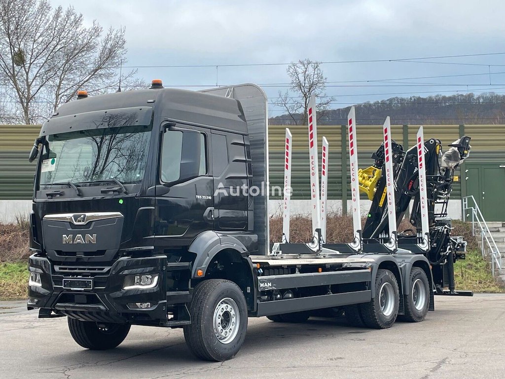 Novi MAN TGS 33.510 6X4 BL Euro6e LogLift 165Z kamion za prevoz drva
