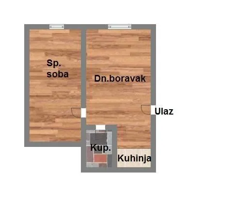 Prodaja, dvosoban stan, 35m2, Telep, Novi Sad, Novi Sad