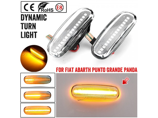 Dinamički LED bočni žmigavac FIAT