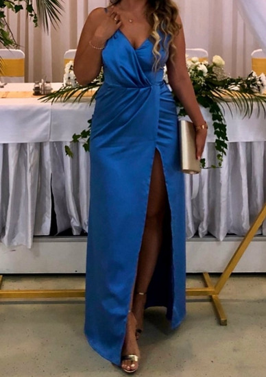 Plava svečana haljina