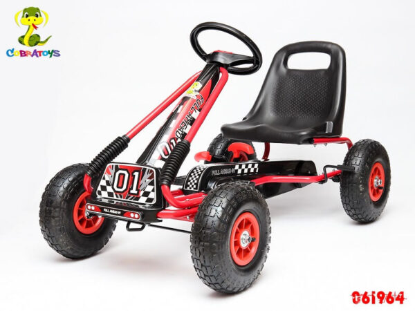 Karting na pedale MG-PC615 sa vazdušnim gumama – crveni, 061964