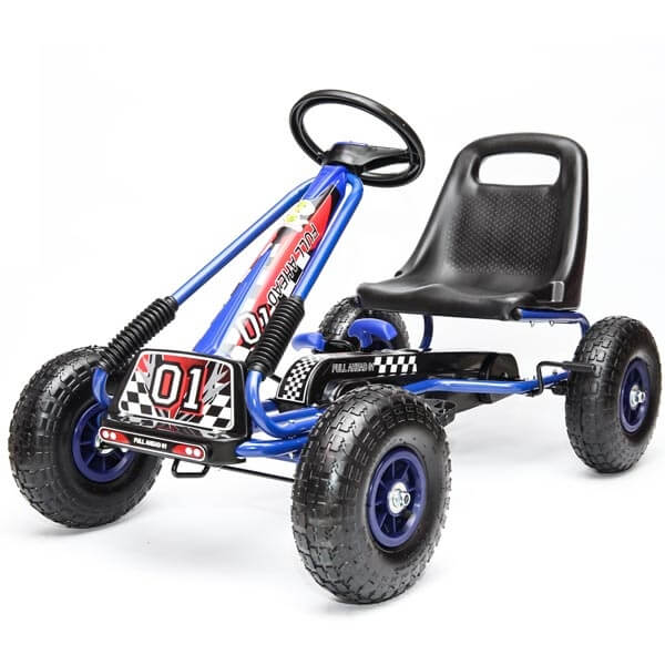 Karting na pedale MG-PC615 sa vazdušnim gumama – plava, 061964