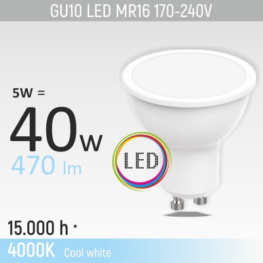 GU10 5W M1 4000K LED sijalica 170-240V Mitea Lighting