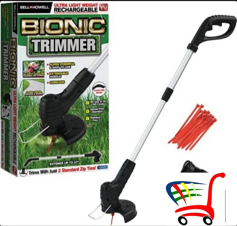 Bionic trimmer – trimer za travu na punjenje – mali trimer – Bionic trimmer – trimer za travu na punjenje – mali trimer