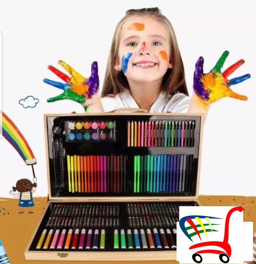 Dečiji set za crtanje slikanje bojanje – Dečiji set za crtanje slikanje bojanje