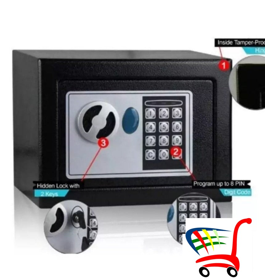 Digitalni sef za ho kucu sa dva kljuca – Digitalni sef za ho kucu sa dva kljuca