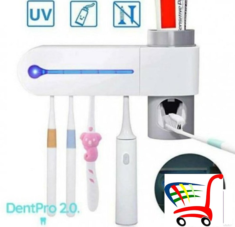 Držač za pastu za zube – sterilizator i držač za četkice – Držač za pastu za zube – sterilizator i držač za četkice