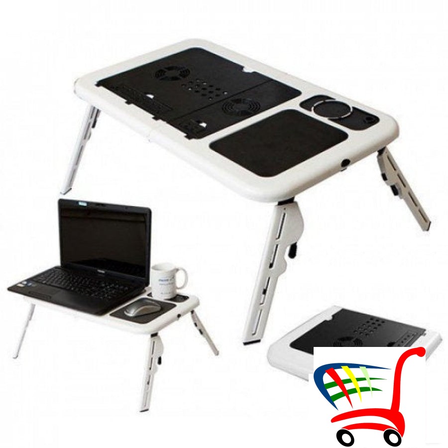 E-table sto za laptop sa dva kulera – E-table sto za laptop sa dva kulera