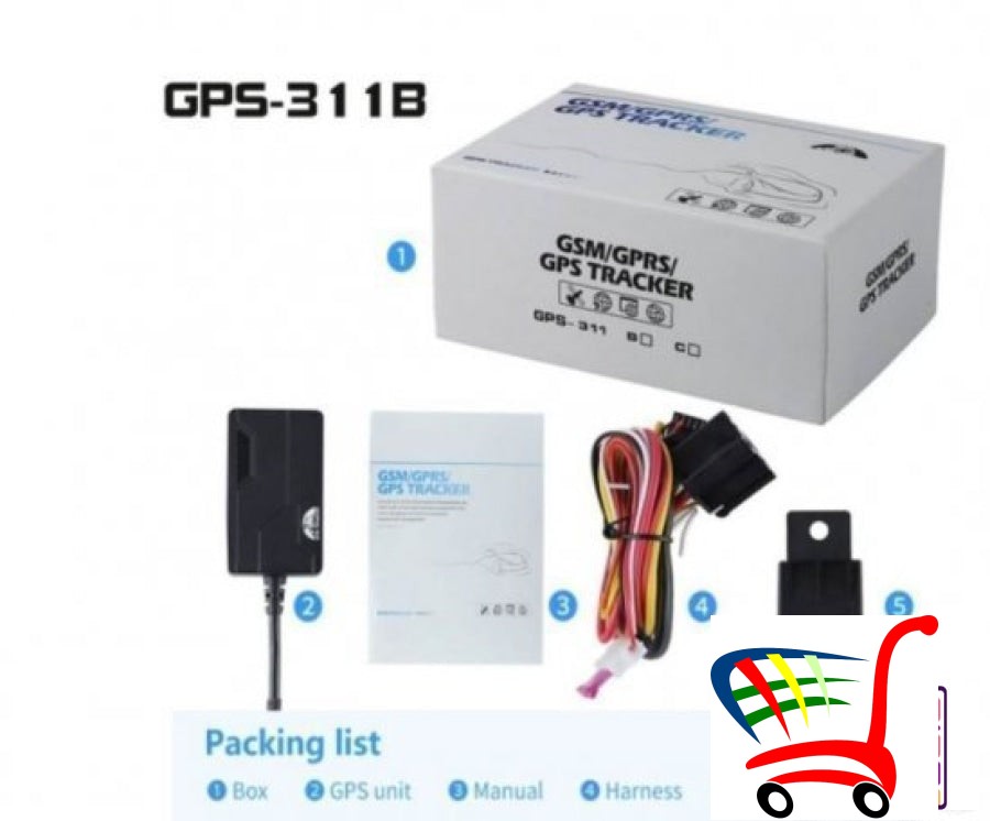 GPS za motor, skuter, trotinet Gps gsm traker 311B – GPS za motor, skuter, trotinet Gps gsm traker 311B