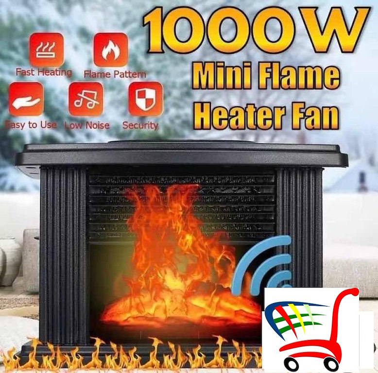Grejalica kamin 1000W sa efektom plamena – Grejalica kamin 1000W sa efektom plamena