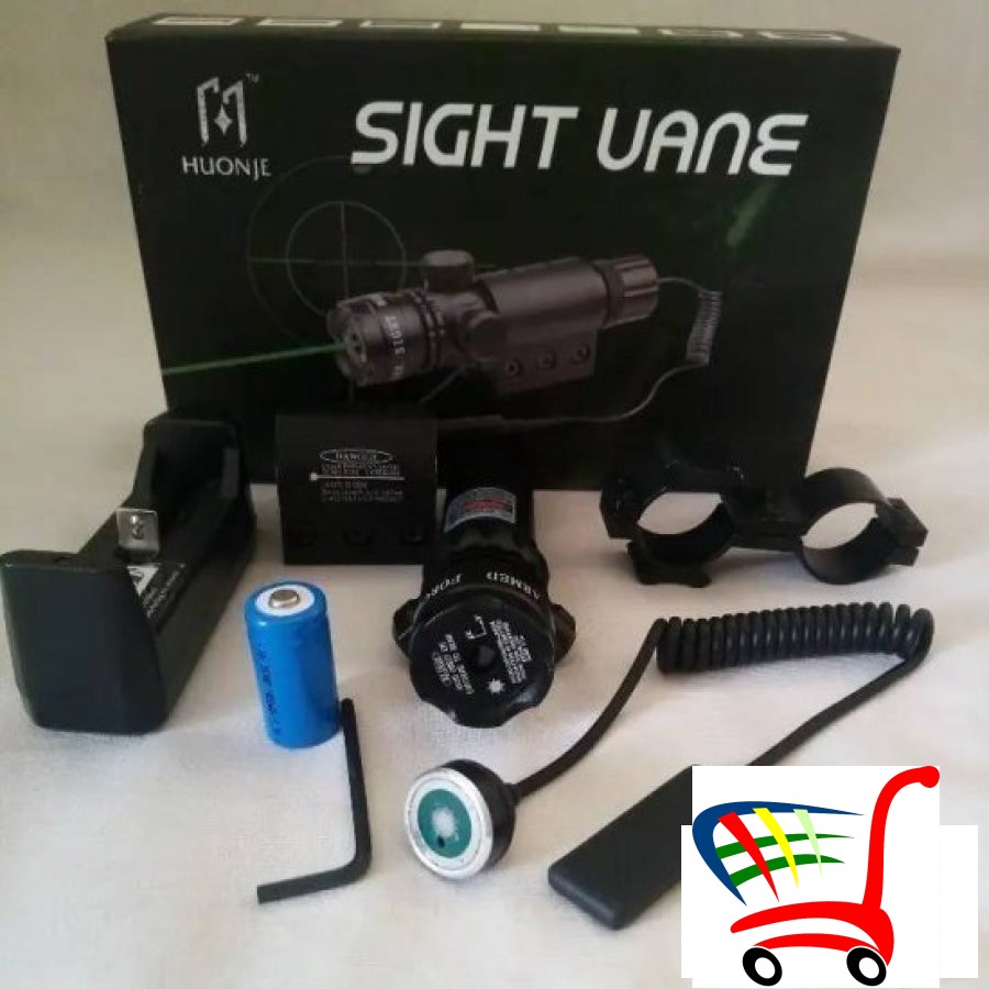Laser – Sight vane – Laser – Sight vane