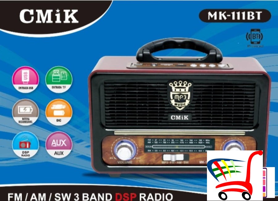 RETRO radio CMIK MK-111BT – RETRO radio CMIK MK-111BT