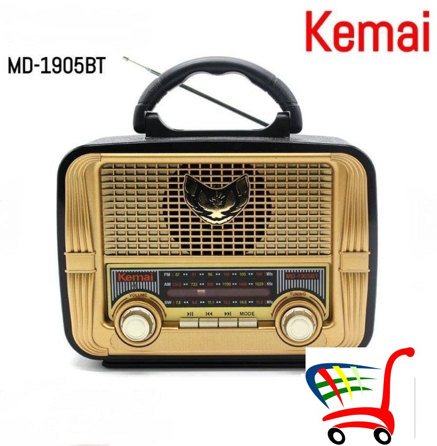 Retro radio Kemai MD-1905BT – Retro radio Kemai MD-1905BT