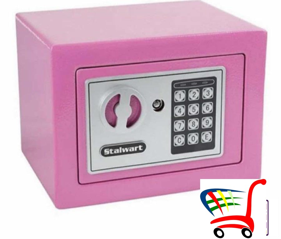 Sef sa ključem i šifrom elektronski sef/ rozi – Sef sa ključem i šifrom elektronski sef/ rozi
