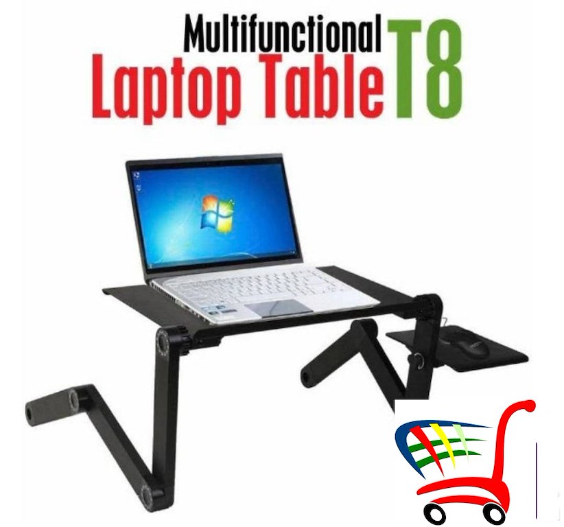 T8 Multifunkcionalni sto za laptop sa 2 kulera – T8 Multifunkcionalni sto za laptop sa 2 kulera