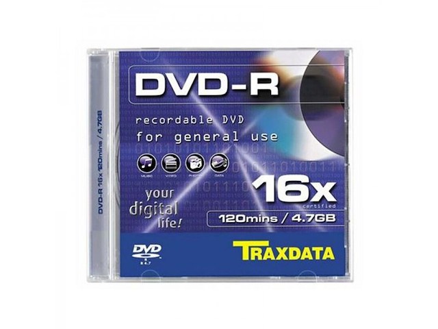 MED DVD disk TRX DVD-R 4.7GB BOX-1