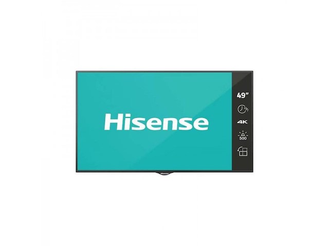 Hisense 49” 49BM66AE 4K UHD Digital Signage Display - 24/7 Operation