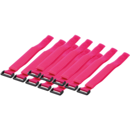 Logilink čičak trakice za vezivanje kablova 500x20mm, 10kom, pink