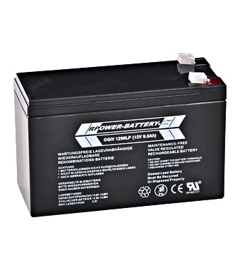 Battery RPower GiV high current 12V/9,0Ah (C20)
Design life according to EUROBAT 5 years, suitable for UPS solutions, connection: terminal T2 6,3mm