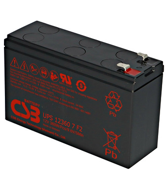 Baterija za CSB GiV 12V/7,0Ah, visoka struja pražnjenja
Design life according to EUROBAT 5 years, suitable for UPS solutions, connection: terminal T2 6,3mm