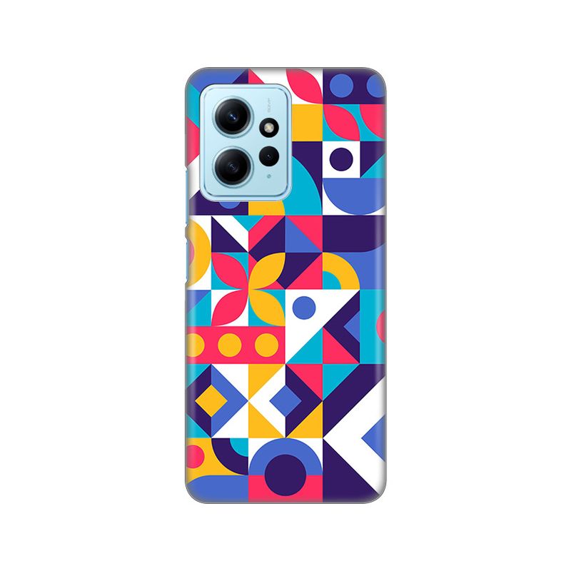 Maskica Silikonska Print Skin za Xiaomi Redmi Note 12 4G (EU) Colorful Mosaic