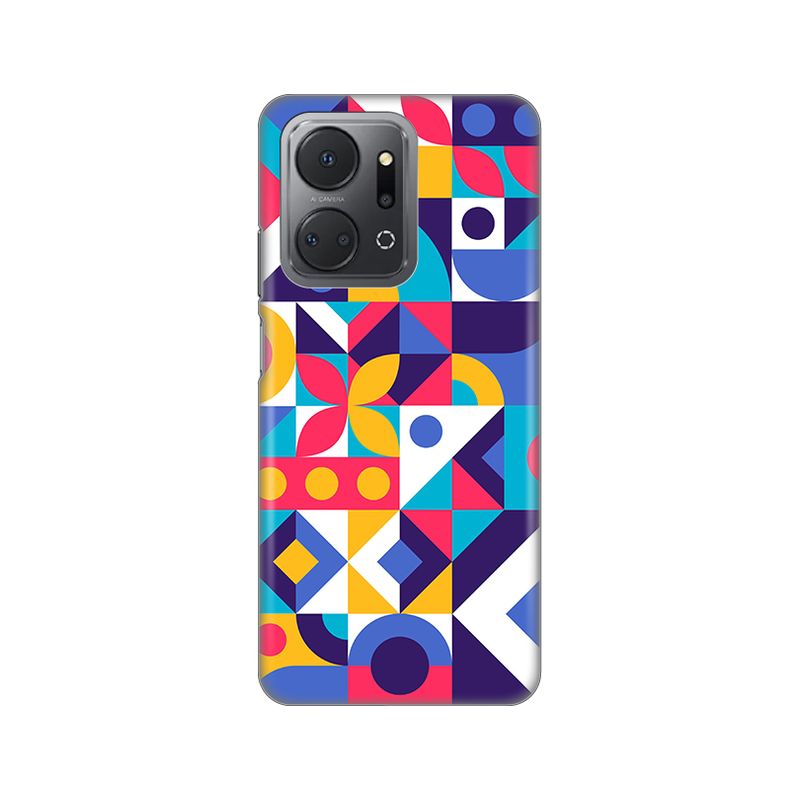 Maskica Silikonska Print Skin za Honor X7a Colorful Mosaic