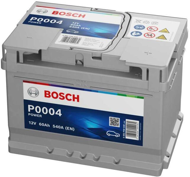 AKUMULATOR 12V 60AH 540A DESNO+ BOSCH POWER P0004