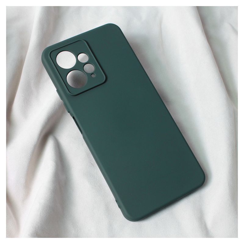 Maskica Teracell Soft Velvet za Xiaomi Redmi Note 12 4G ((EU) tamno zelena