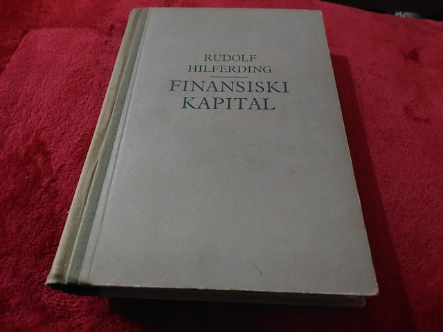 Finansijski kapital Rudolf Hilferding