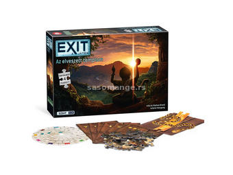 PIATNIK Exit A game and puzzle - Az elveszett temple board game